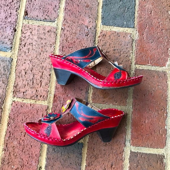 Spring Step | Shoes | Lartiste By Spring Step Red Leather Artisan ...
